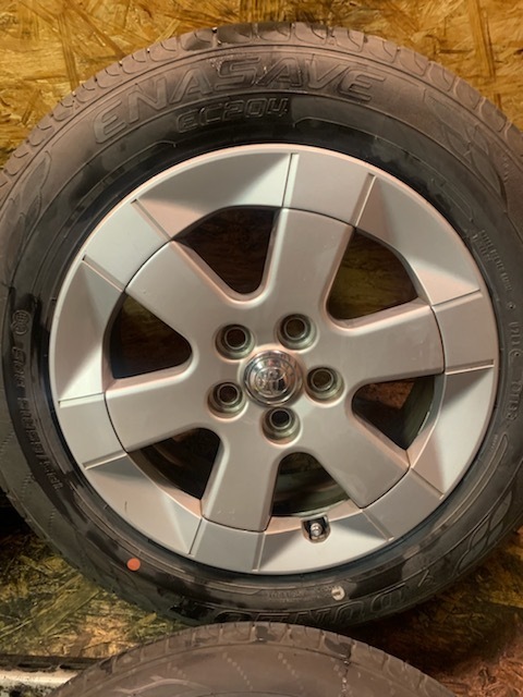 トヨタ 20系プリウス純正ホイール 15×6J5HPCD100+45 DUNLOP/ENASAVE EC204 185/65R15 18年製 ...