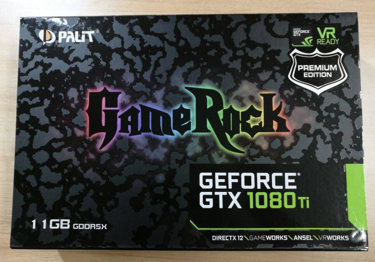 Palit GeForce GTX 1080 Ti GameRock Premium Edition NEB108TH15LC-1020 ...