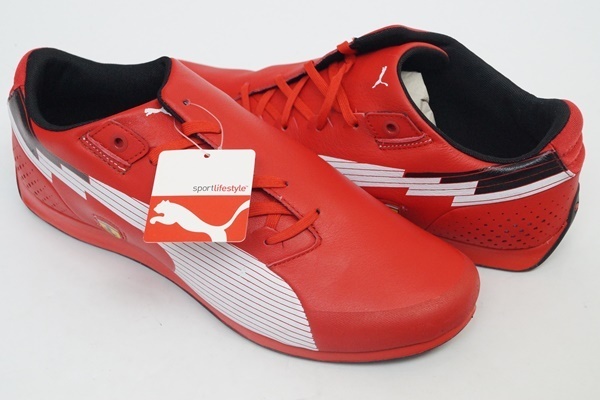 PUMA プーマ EVOSPEED LOW SF エヴォスピード ロー Ferrari フェラーリ スニーカー 赤/白 28cm 304173 ...