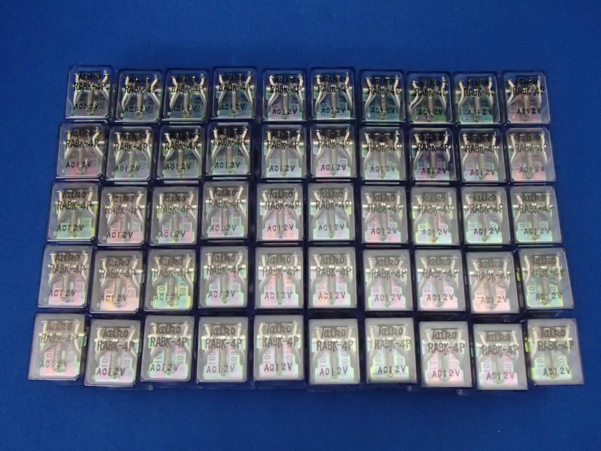 李2758 ジャンク 長期保管品 Taiko タイコー リレー AC12V リレー RABK-4P 50個セット(リレー)｜売買された ...