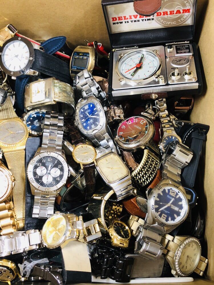 腕時計 約20kg 大量 まとめて COACH TECHNOS SEIKO CITIZEN CASIO FOSSIL GUESS ELGIN TIMEX クォーツ 手巻き デジタル まとめ売り ...