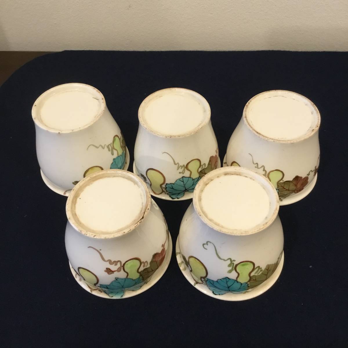 淡路 珉平焼 色絵金彩 瓢箪図 小猪口五客 小向付 湯呑茶碗 e14(陶磁一般)｜売買されたオークション情報、yahooの商品情報をアーカイブ公開 - オークファン（aucfan.com）