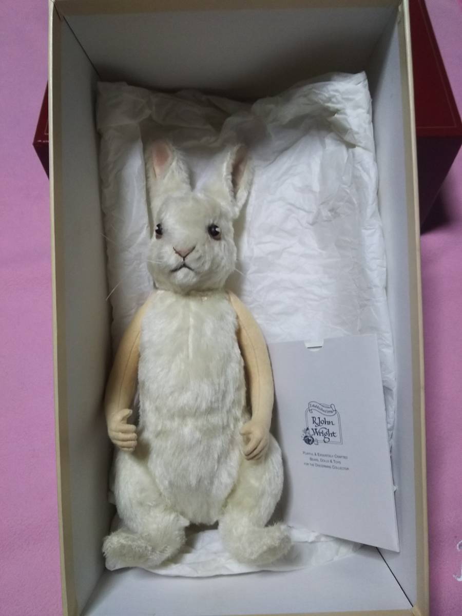 R John Wright white rabbit 70／500 な商品になります 商品は全て完備しております 期間限定safe(シュタイフ ...