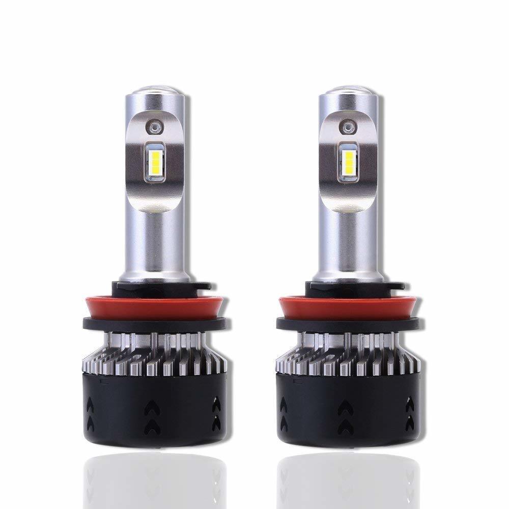 NOVSIGHT H8/H9/H11/H16 2018最新モデル登場 一体型LEDヘッドライト車検対応 自動車専用LEDチップ搭載 70w ...