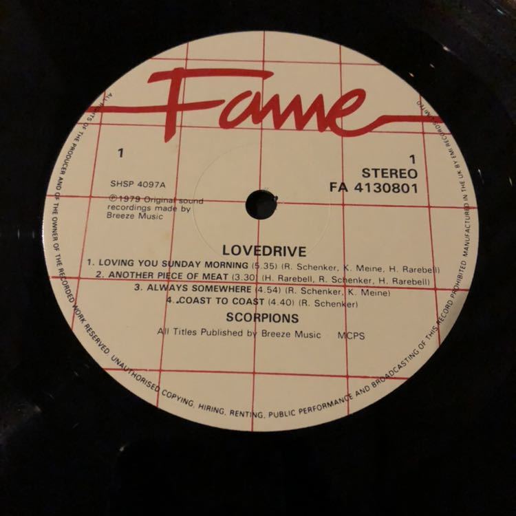 UK Fame盤 SCORPIONS - LOVEDRIVE ラブドライブ(一般)｜売買されたオークション情報、yahooの商品情報を ...