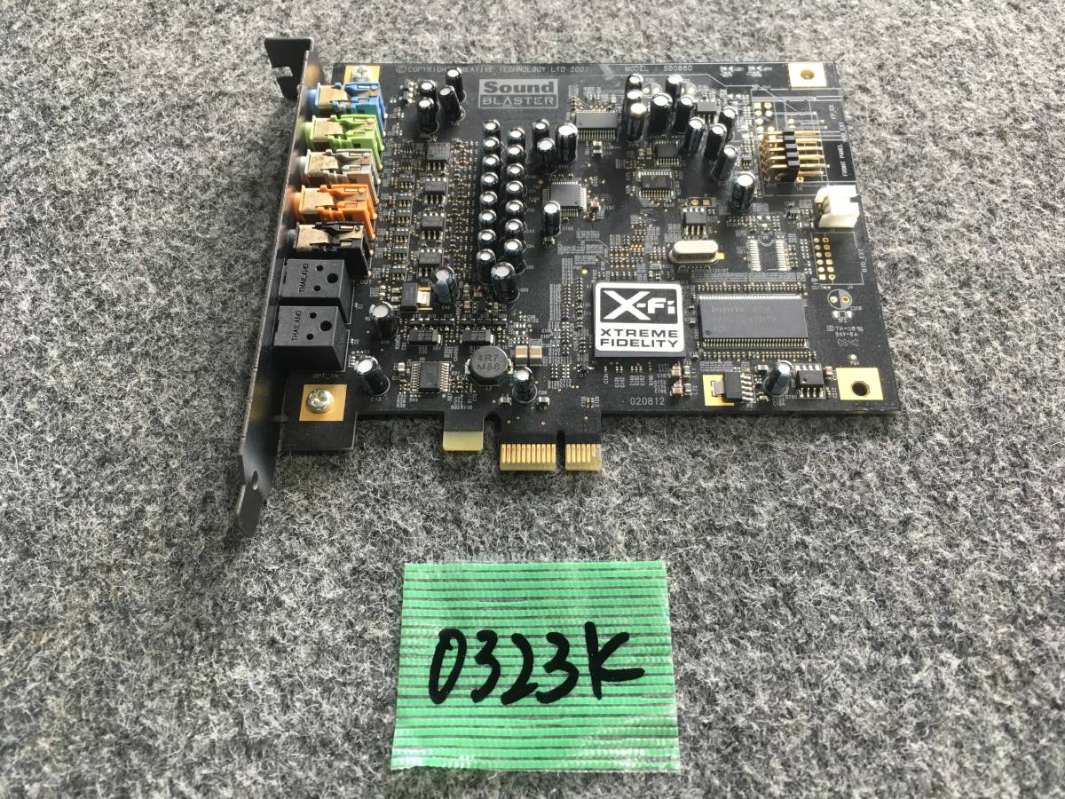 0323K CREATIVE Sound Blaster X-Fi Titanium SB0880 PCIe x1 2(サウンドカード)｜売買 ...