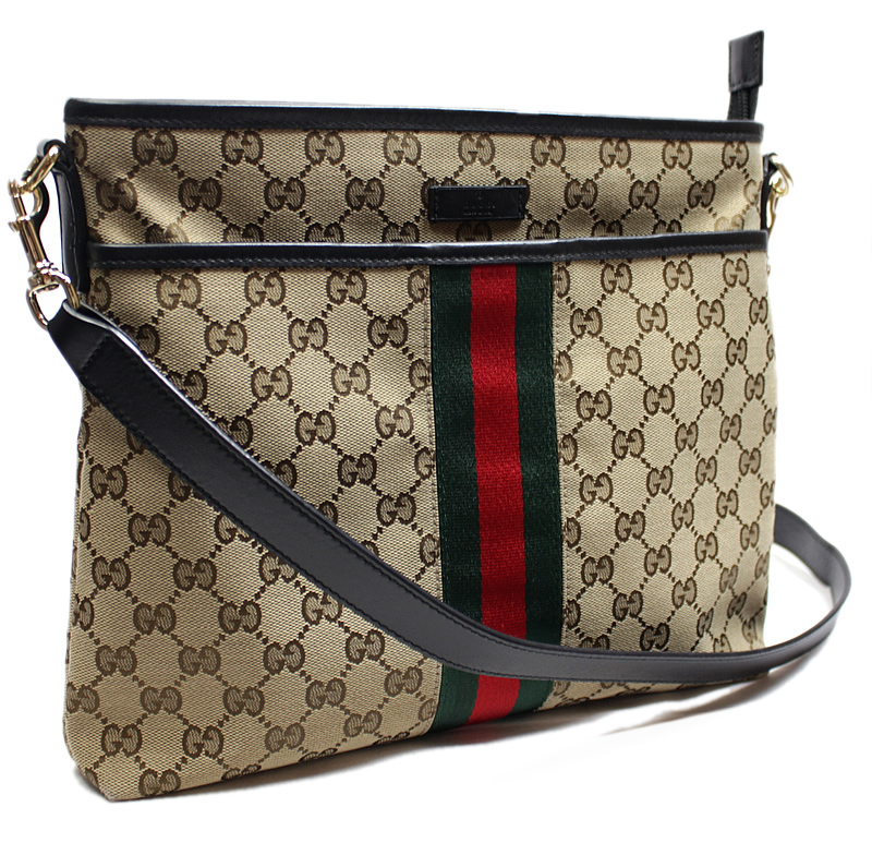 8371 1円 良品 GUCCI グッチ GGキャンバス×シェリーライン ショルダーバッグ 388926 新規ID入札不可(その他)｜売買されたオークション情報、yahooの商品情報を ...