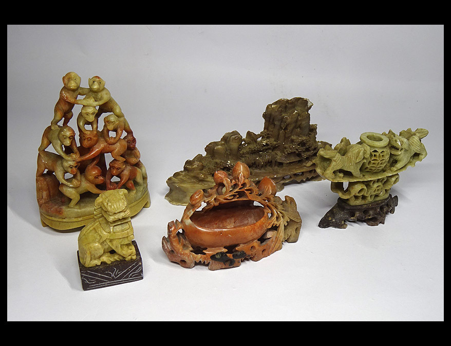 緑屋 t 寿山石彫刻など5点まとめて 置物 印材 香炉 花器 中国/i2/0703-1/21-2#80(東洋彫刻)｜売買されたオークション情報、yahooの商品情報をアーカイブ公開 ...