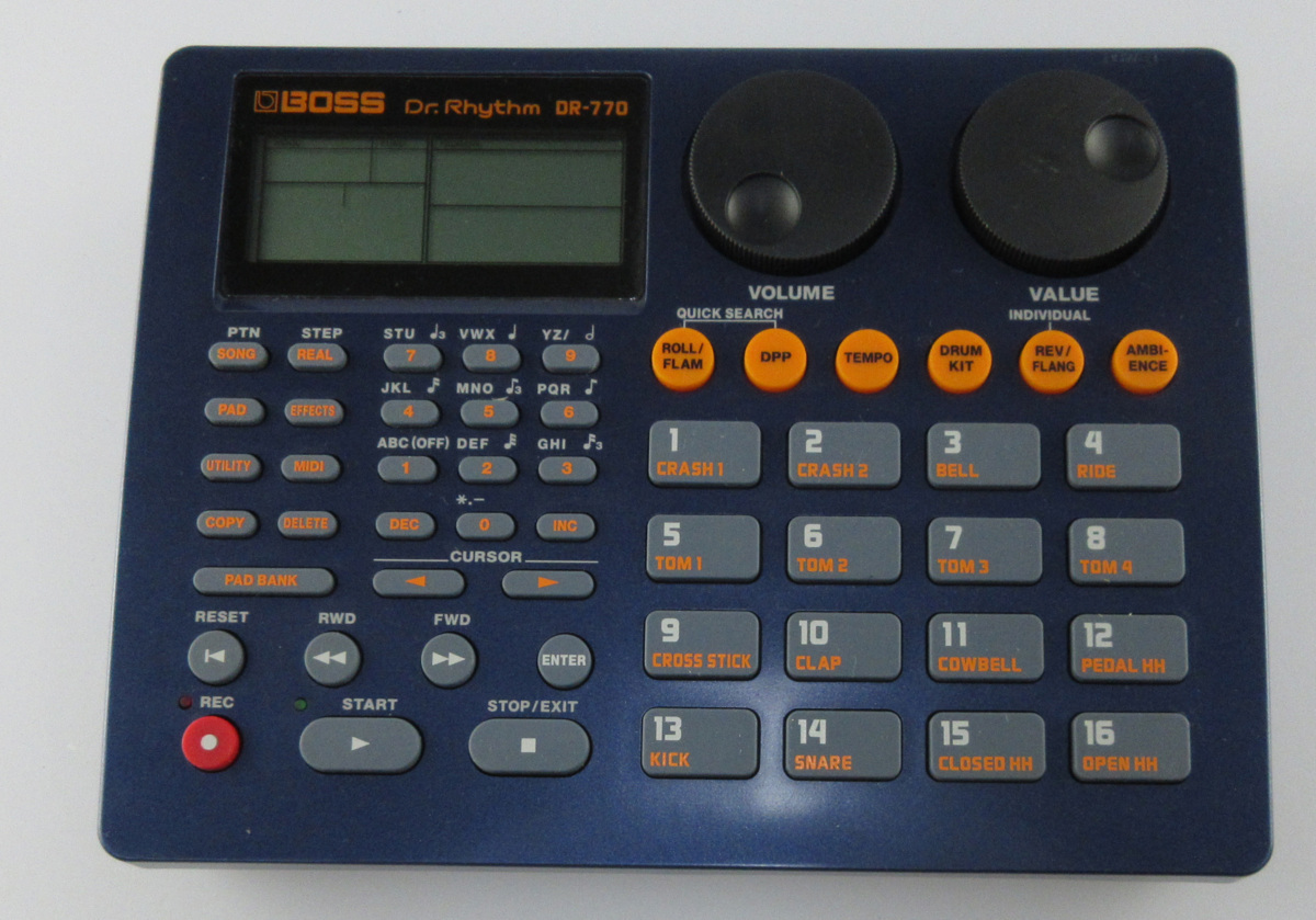 ジャンク品 BOSS ボス Dr.Rhythm DR-770 リズムマシン ドラムマシン 未検品(リズムマシン)｜売買されたオークション情報 ...