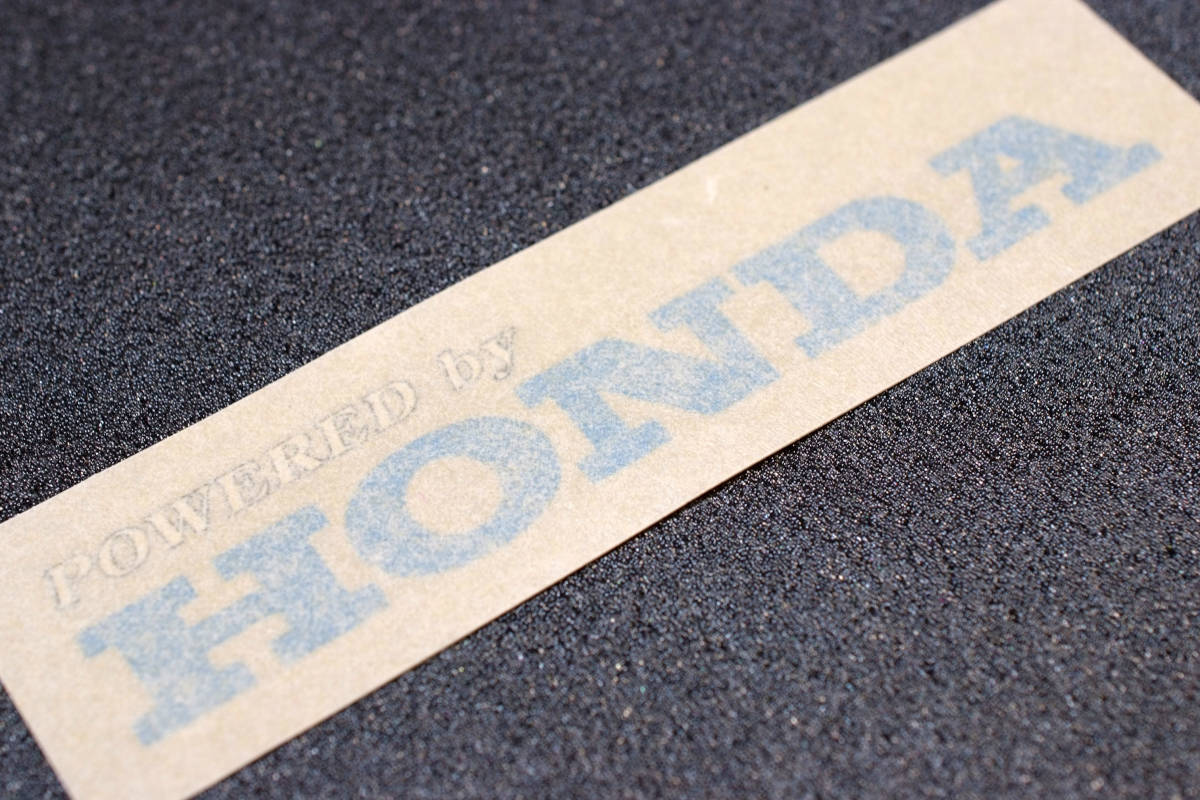 ホンダ ステッカー Powered by HONDA エンブレム ロゴ 外貼 llIl EURO シビック アコード ヴェゼル フィット N ...