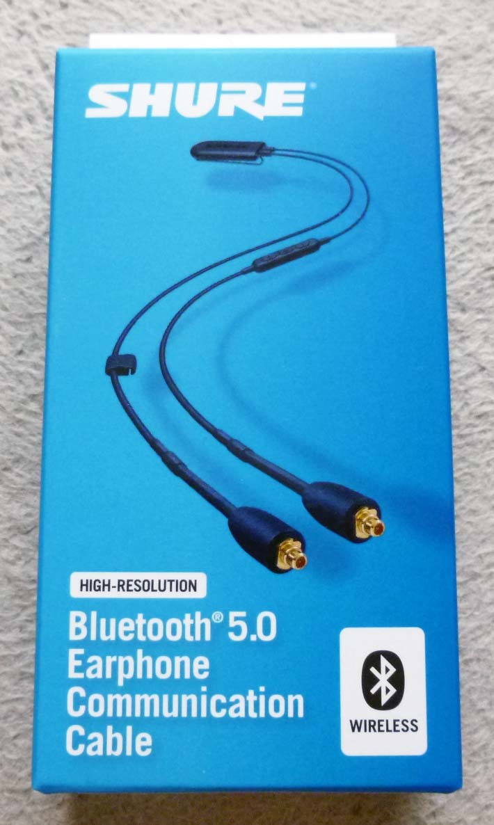 最新 Shure RMCE-BT2 プレミアムワイヤレスケーブル Bluetooth 5.0(シュア)｜売買されたオークション情報、yahooの商品情報をアーカイブ公開 - オークファン ...