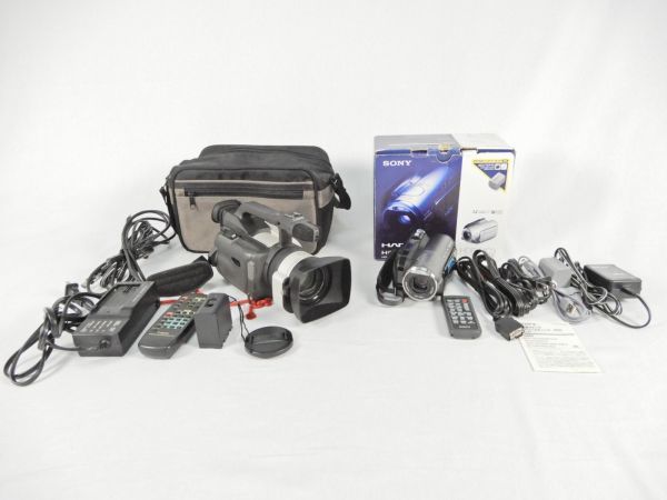 Canon キャノン SONY ソニー 100X HDV 1080i 4.0 MEGA PIXELS DM-GL1 HDR-HC3 カメラ ...