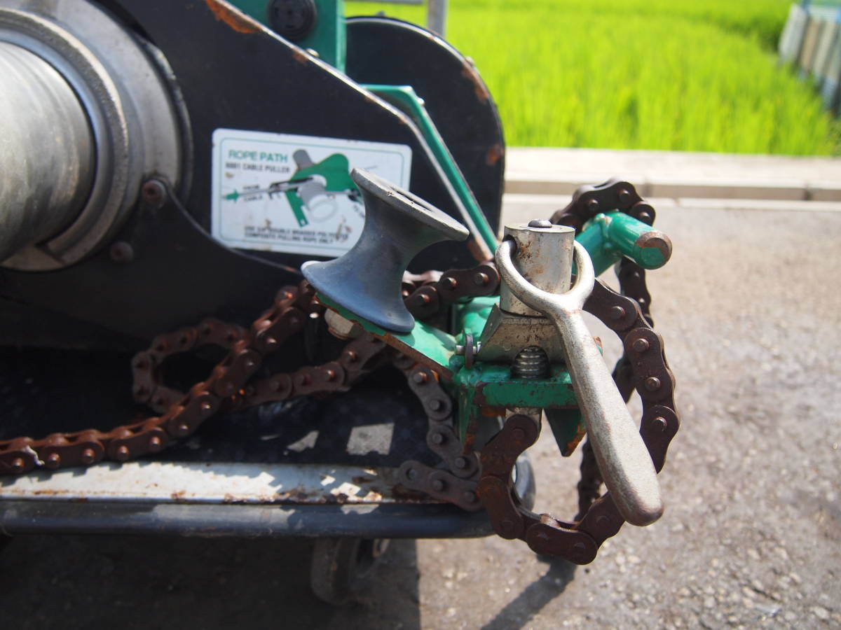 GREEN LEE 6001 ケーブルウインチ プーラー SUPER TUGGER ヘビーデューティー 100V(その他)｜売買されたオークション情報、yahooの商品情報をアーカイブ公開 ...