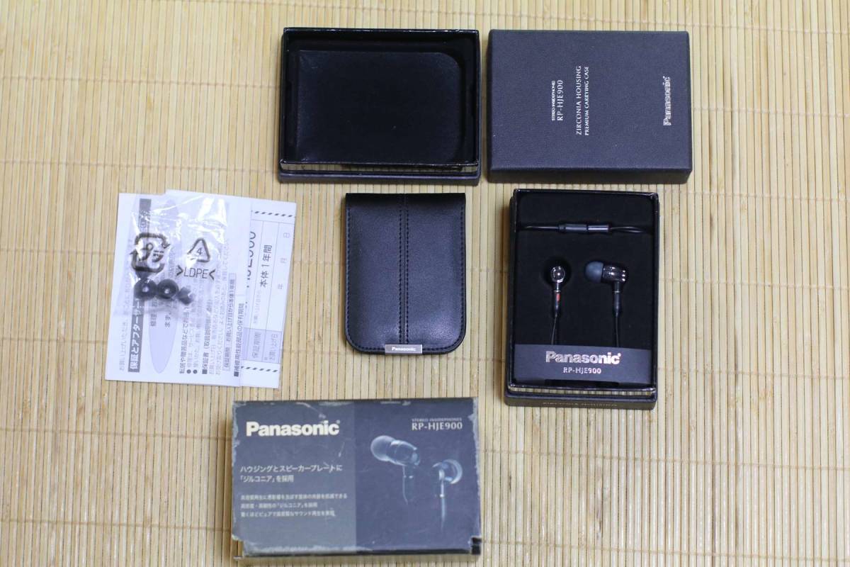 Panasonicジルコニアイヤホン PR-HJE900-K／ブラック ジャンク(パナソニック)｜売買されたオークション情報、yahooの商品 ...