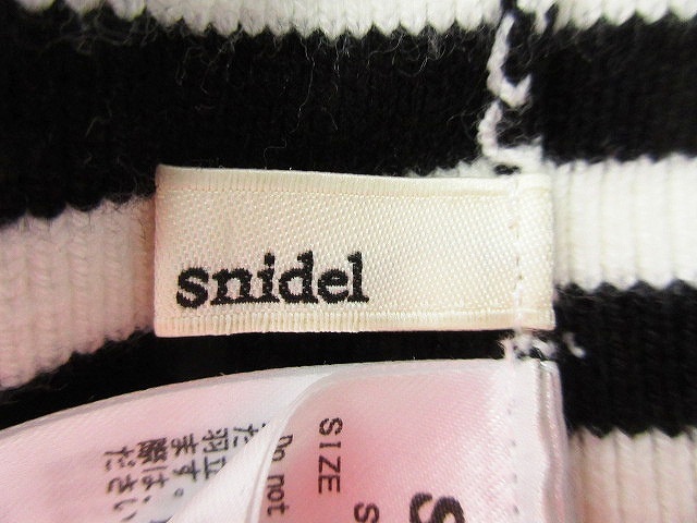 スナイデル snidel ニット カットソー ノースリーブ ボーダー F 黒 ブラック /CK レディース(トップス)｜売買されたオークション情報、yahooの商品情報をアーカイブ公開 ...