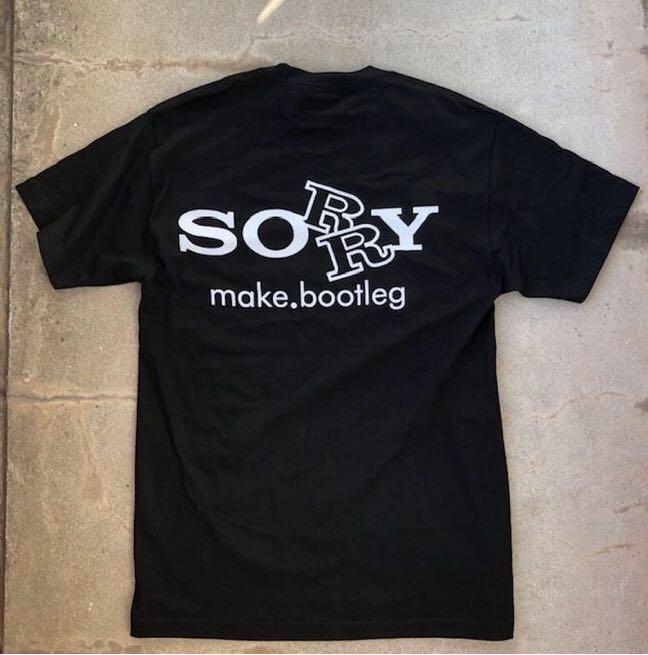 SORRY a bootleg opticals Tシャツ 黒 XL tee black ブラック 野村訓市(文字、ロゴ)｜売買されたオークション情報、yahooの商品情報をアーカイブ公開 ...