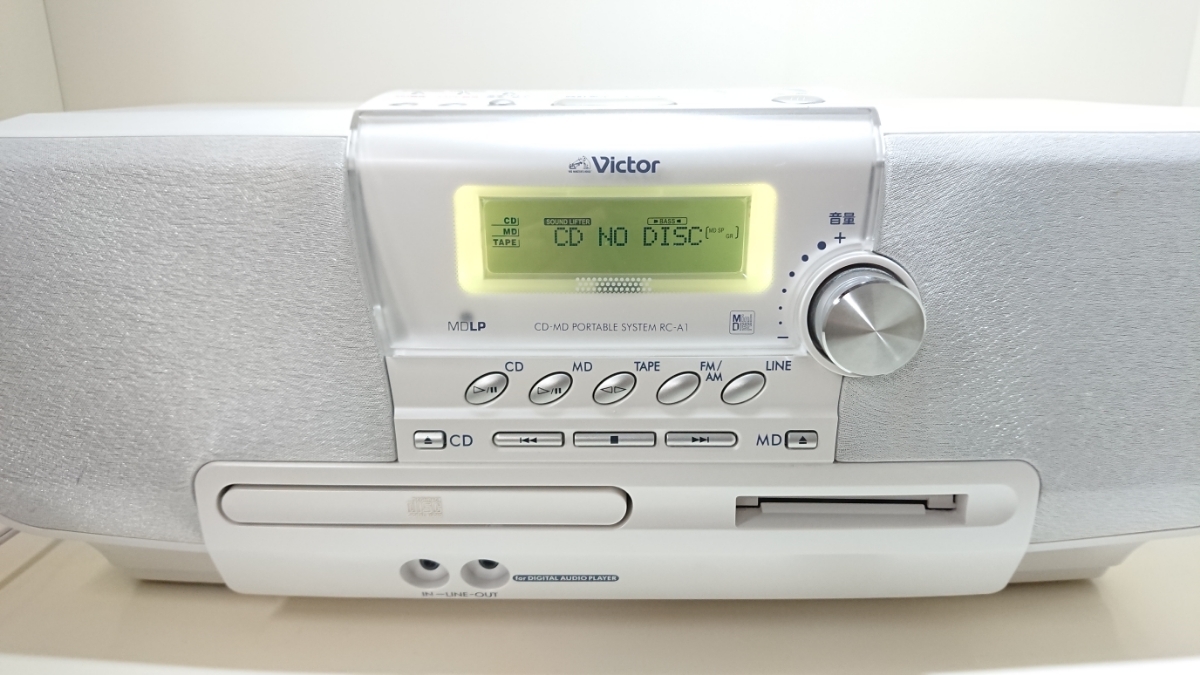 Victor Clavia RC-A1 CD MD カセット ラジカセ リモコン付き 完動品 動作1ヶ月保障付き(ラジカセ)｜売買されたオークション情報、yahooの商品情報をアーカイブ公開 ...