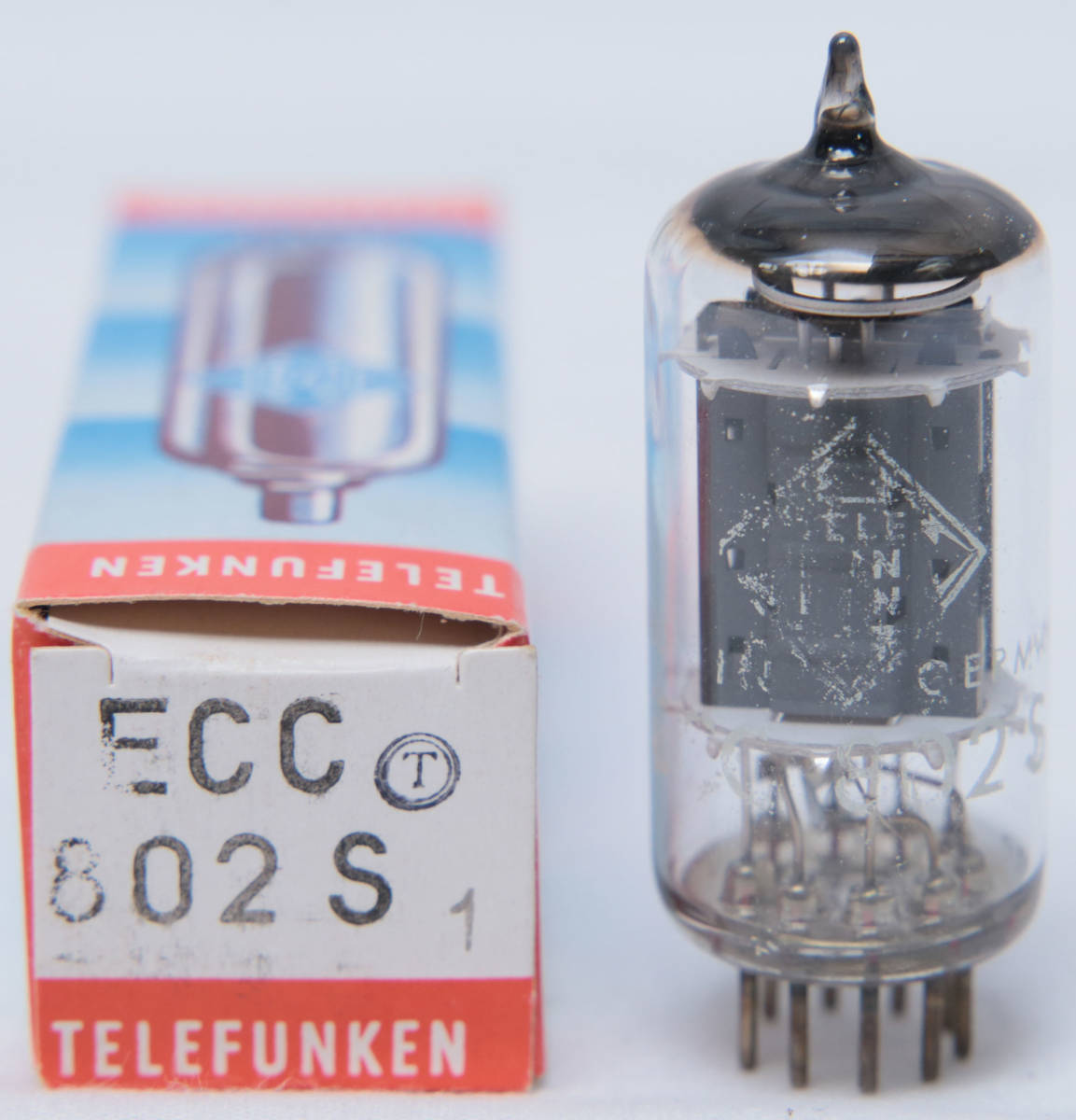 TELEFUNKEN ECC802S 1本 ダイヤマーク入り 12AU7 / ECC83 / CV4003同等管 長期保管品 マニア放出品 テレフンケン(真空管)｜売買されたオークション情報 ...
