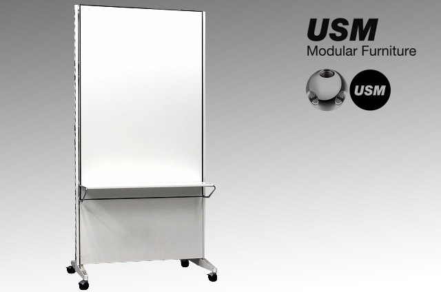 249 レア/ USM haller/USMハラー USM Display 38万 スタイリッシュ ホワイトボードパネル パーティション ...