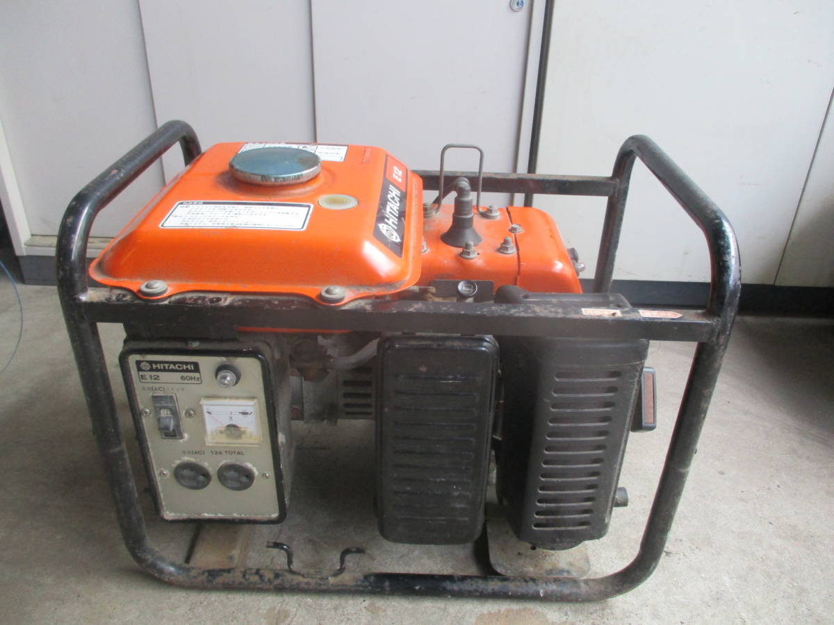 エンジン発電機 日立 HITACHI E12 作動OK 60Hz(発電機)｜売買されたオークション情報、yahooの商品情報をアーカイブ公開 - オークファン（aucfan.com）