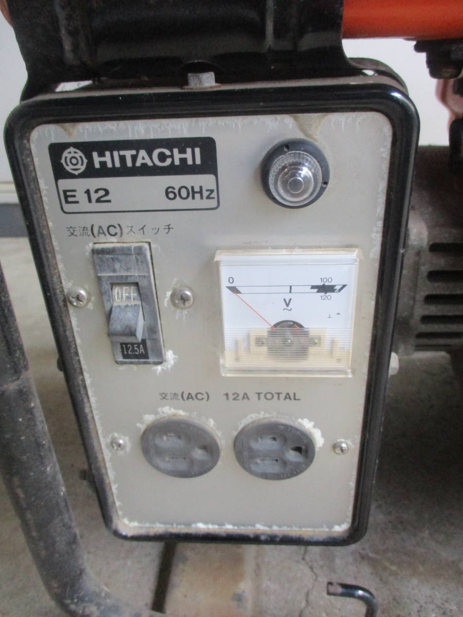 エンジン発電機 日立 HITACHI E12 作動OK 60Hz(発電機)｜売買されたオークション情報、yahooの商品情報をアーカイブ公開 - オークファン（aucfan.com）