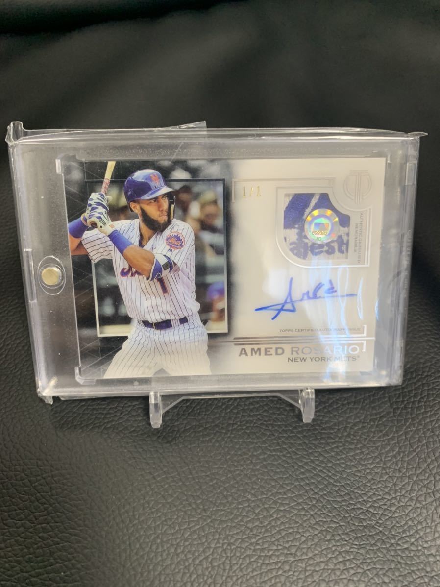 2019 Topps Tribute Baseball New York Mets Autograph Patches TAP-AR Amed ...