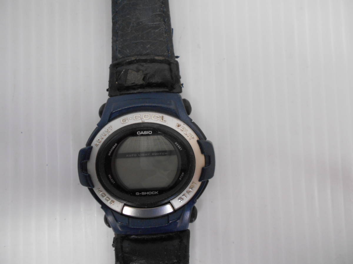 浜 CASIO/G-SHOCK/G-COOL/GT-009/デジタル/腕時計/ネイビー/カシオ/ジャンク品 1.09-244 ZK(G ...