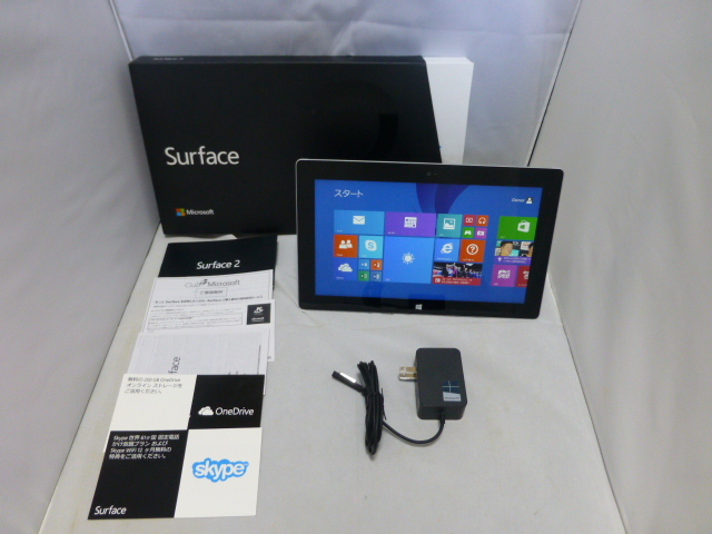 Microsoft タブレット Surface2 64GB P4W-00012 Windows RT 8.1搭載 ライセンス認証通らず プロダクトキー無し ジャンク品扱い(Windows ...