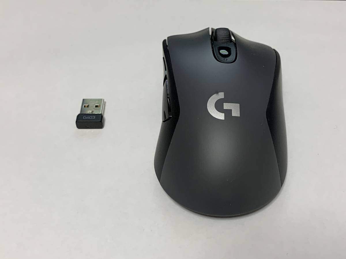完動 Logicool ロジクール G603 マルチデバイス ワイヤレス ゲーミング マウス HEROセンサー LIGHTSPEED USB無線 Bluetooth両対応(ワイヤレスマウス ...