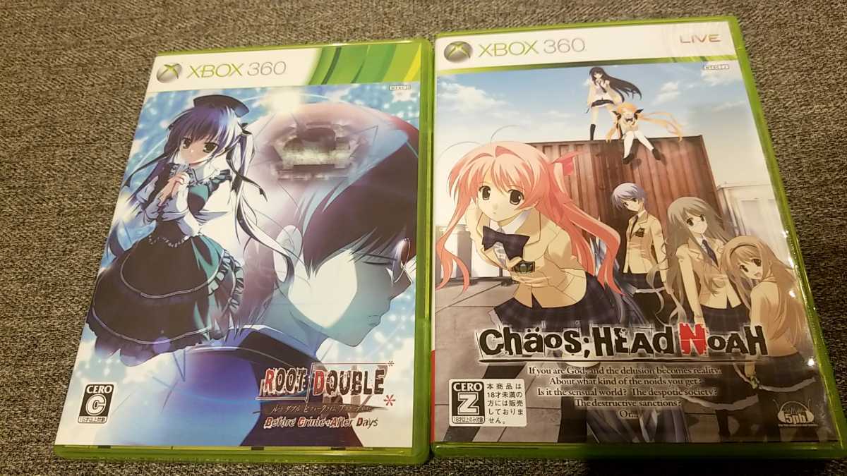 XBOX360ソフト2本セット ルートダブル カオスヘッド ROOT DOUBLE CHAOS HEAD(Xbox360ソフト)｜売買されたオークション情報、yahooの商品情報をアーカイブ ...