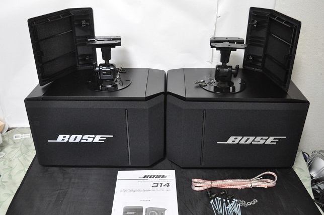 BOSE 314 スピーカー ボーズ シリアル連番 純正吊具ブラケット付 メンテナンス済 エージング済 ペア(スピーカー本体)｜売買されたオークション情報、yahooの商品情報をアーカイブ公開 ...