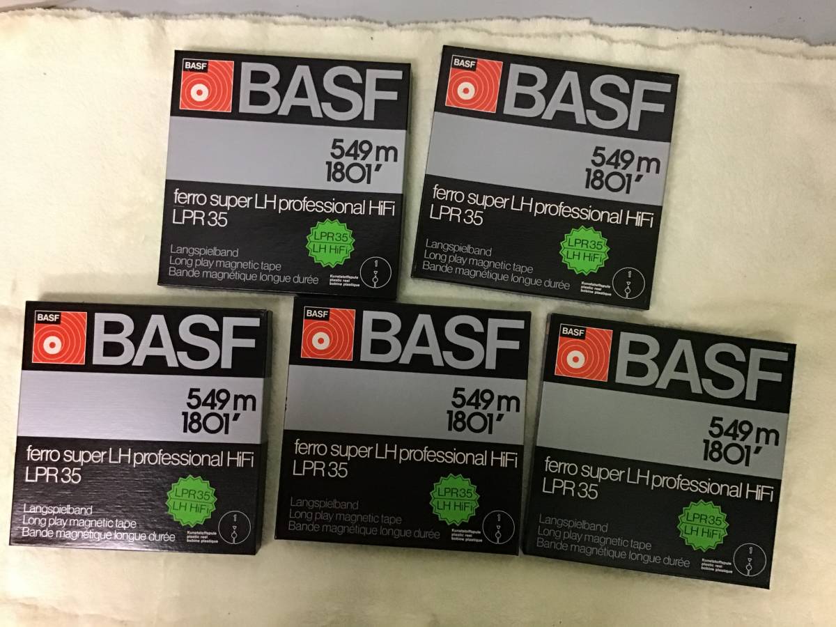 BASF LPR35 LH HiFi 549m 1801’ 品 5個セット ドイツ製(オープンリールデッキ)｜売買されたオークション情報、yahooの商品情報をアーカイブ公開 - オークファン ...