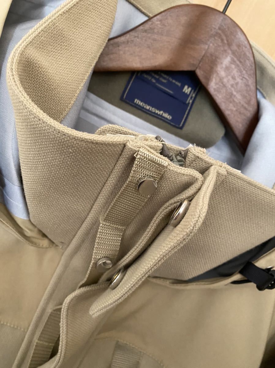 meanswhile Utility warm Shell JKT Jaket ミーンズワイル 17FW シェルジャケット M サイズ ...