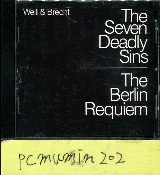 Weill & Brecht The Seven DEadly Sins The Berlin Requiem(現代音楽)｜売買された ...