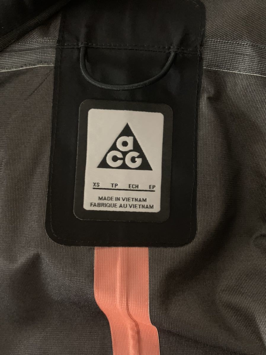 NIKE LAB ACG ALPINE JACKET GORE-TEX 851978-010 XS ACRONYM FCRB OFF ...