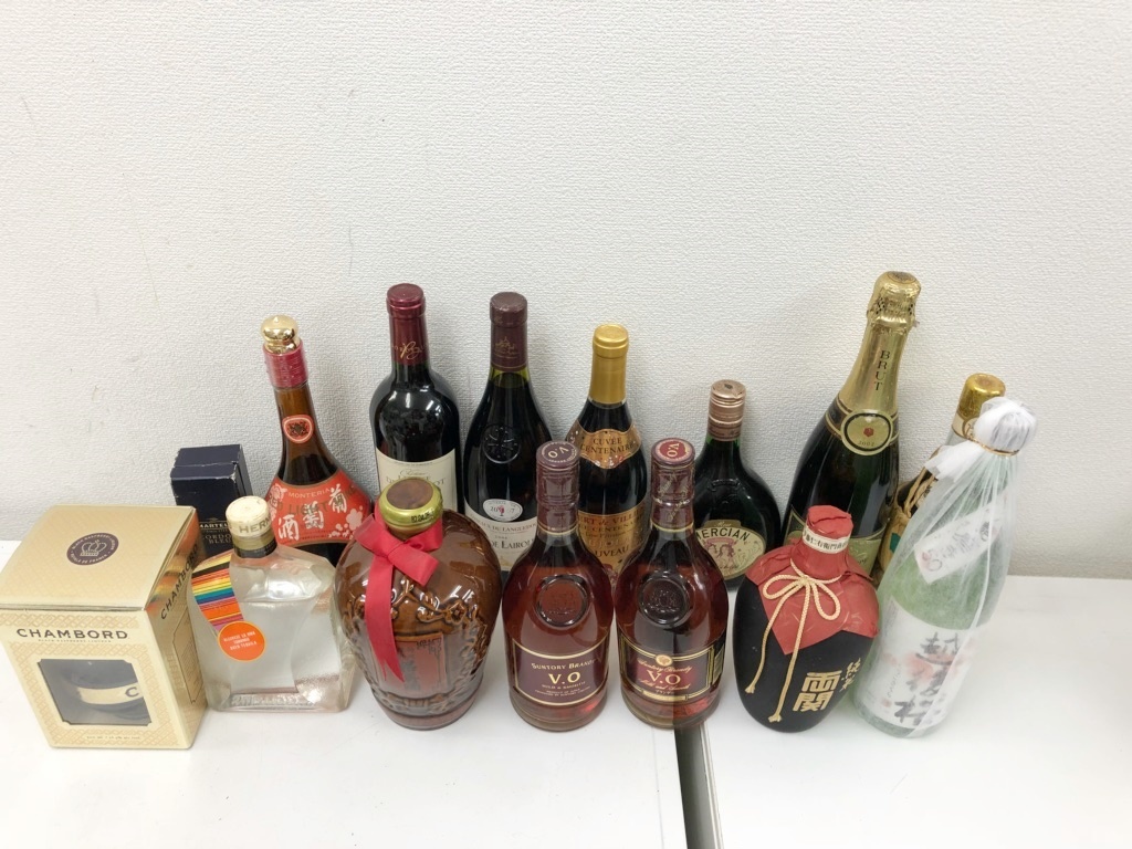 保管品 お酒 まとめ売り ANTINORI/JEAN PHILIPPE/MERCIAN/COE DE LAIROLE/葡萄酒/CORDON BLEU/越後桜/両関/V.O/紹興酒/その他 ...