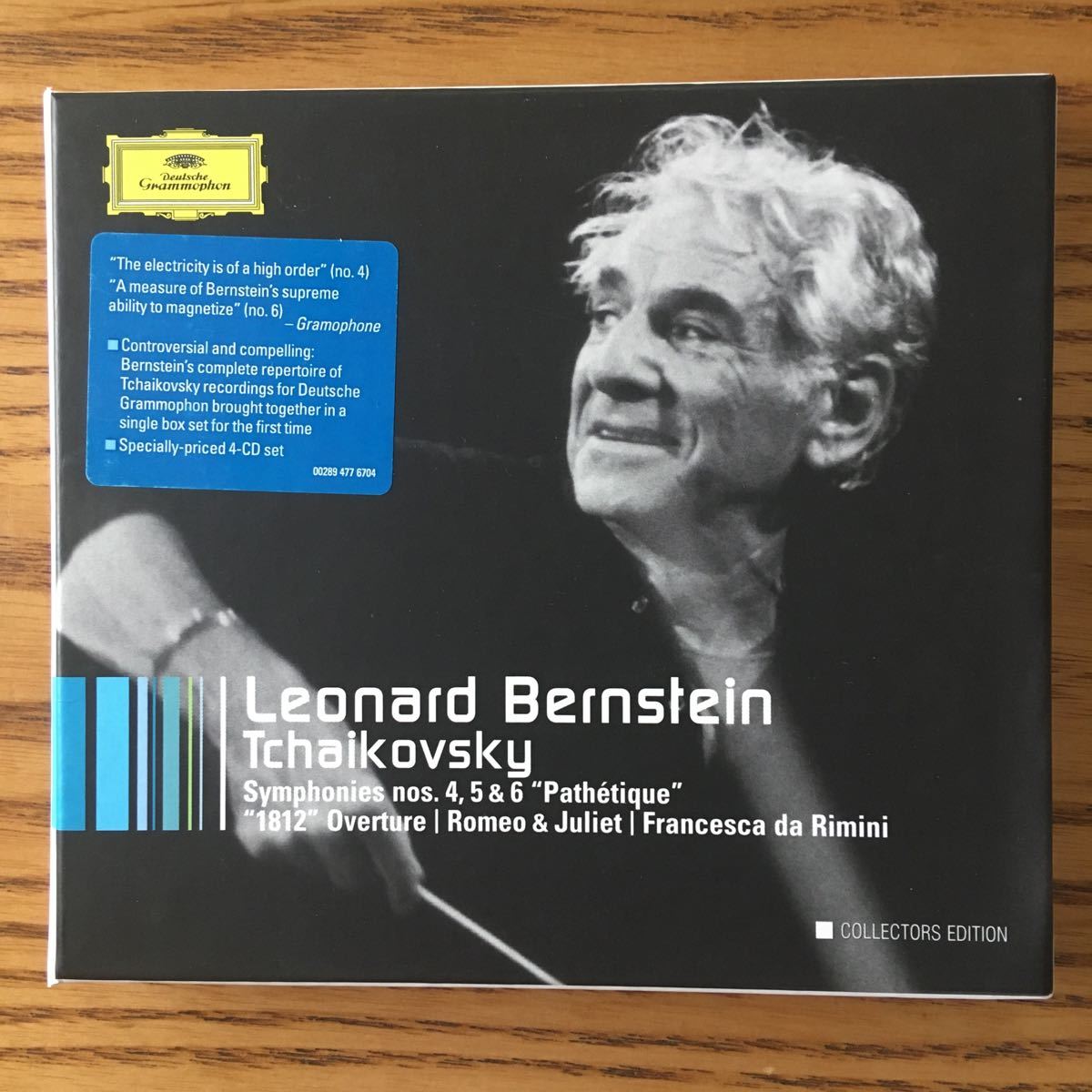 4CD BOX LEONARD BERNSTEIN TCHAIKOVSKY レナード バーンスタイン チャイコフスキー GRAMMOPHON ...