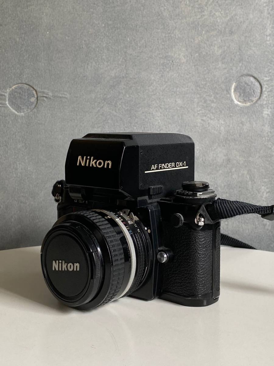 NIKON ニコン F3AF FINDER DX-1 NIKKOR 50mm 1眼レフ ストラップ付 フィルムカメラ ジウジアーロデザイン ...