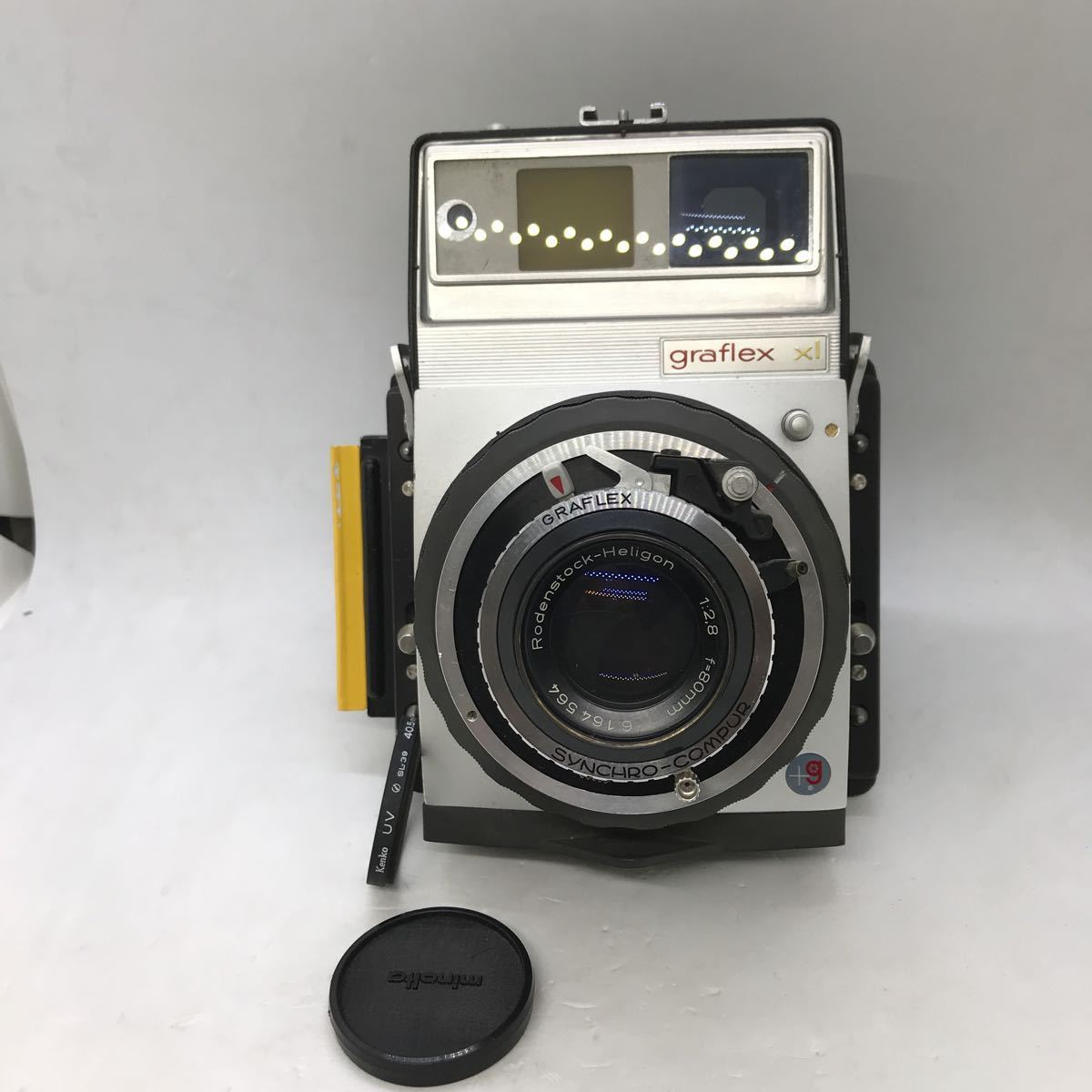 Graflex グラフレックス graflex xl / Rodenstock-Heligon 80mm F2.8 120 ロールフィルム ...