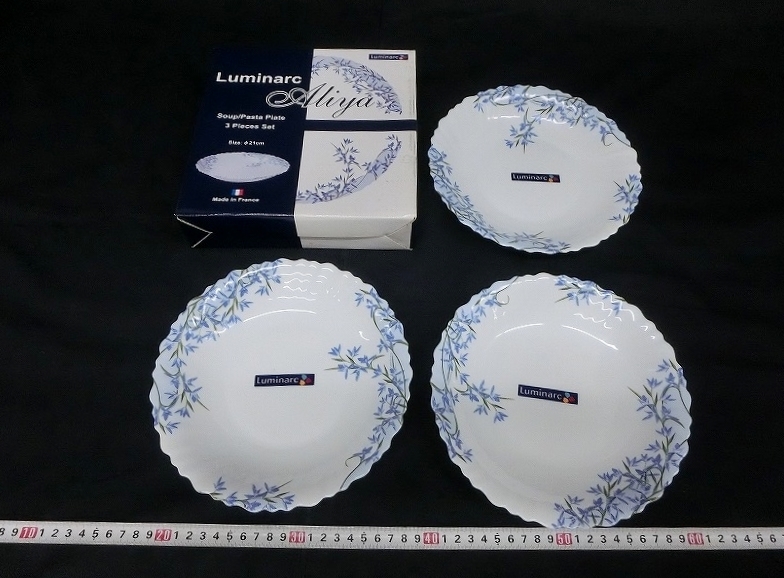 L5319 Luminarc リュミナルク フランス産 プレート 皿 3枚 陶器 紙箱(家庭用品)｜売買されたオークション情報、yahooの商品情報をアーカイブ公開 - オークファン ...