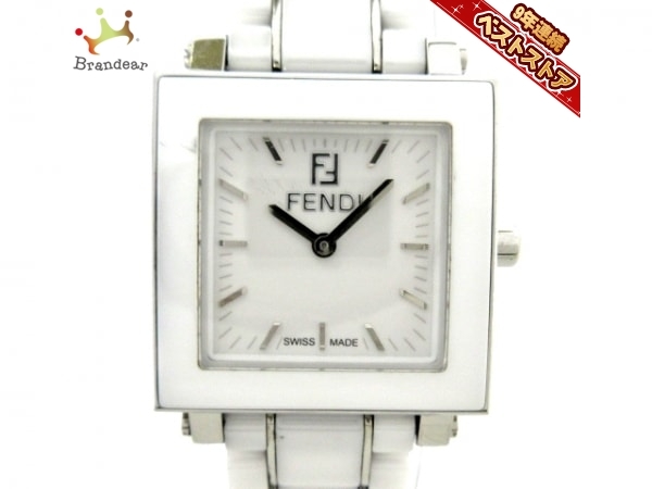FENDI フェンディ 腕時計 クアドロ 6200L レディース 白(フェンディ)｜売買されたオークション情報、yahooの商品情報を ...