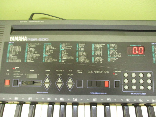 YAMAHA/ヤマハ/PSR-200/キーボード/61鍵/譜面立 アダプター付(ヤマハ)｜売買されたオークション情報、yahooの商品情報を ...