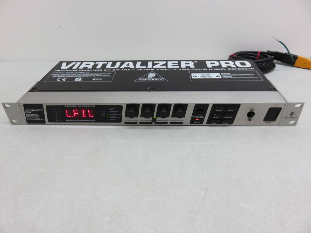 BEHRINGER ベリンガー DSP2024P マルチエフェクター VIRTUALIZER PROエフェクトプロセッサー(マルチエフェクター)｜売買されたオークション情報、yahooの商品 ...