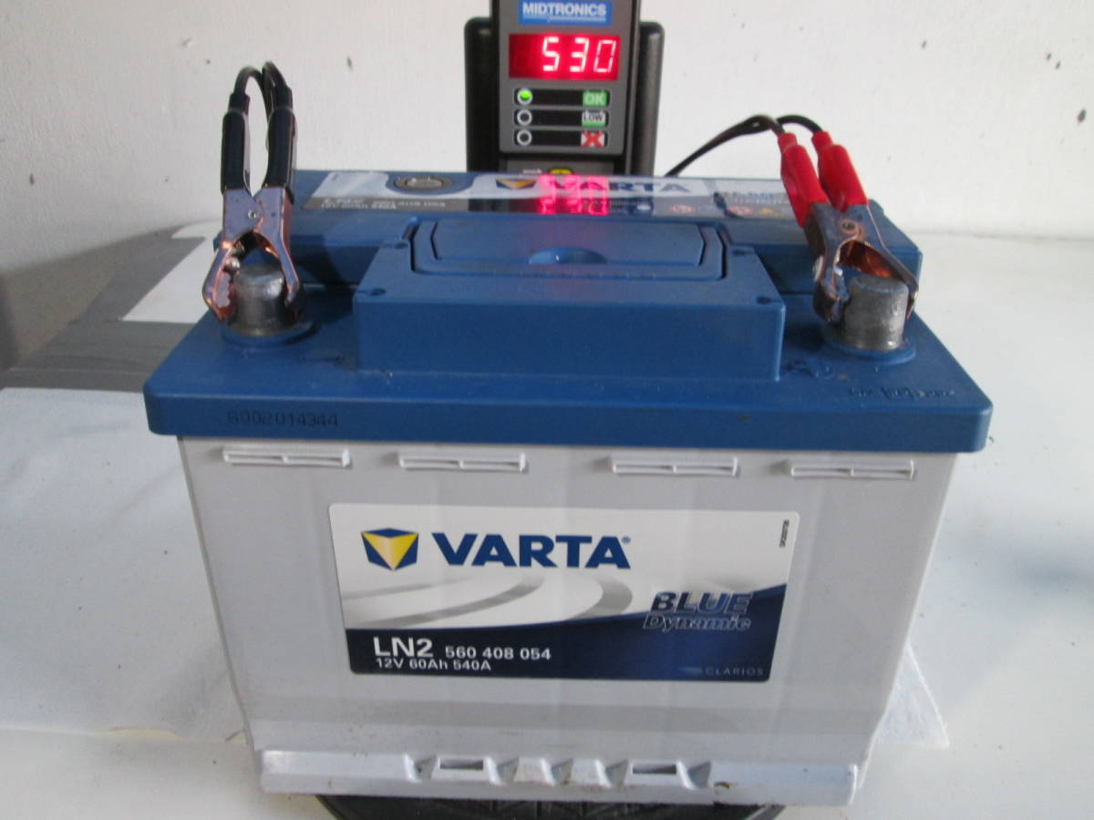 VARTA 60Ah 560 408 054 12V LN2 BLUE Dynamic 未使用 2020年製造 CCA530 VARTA ...