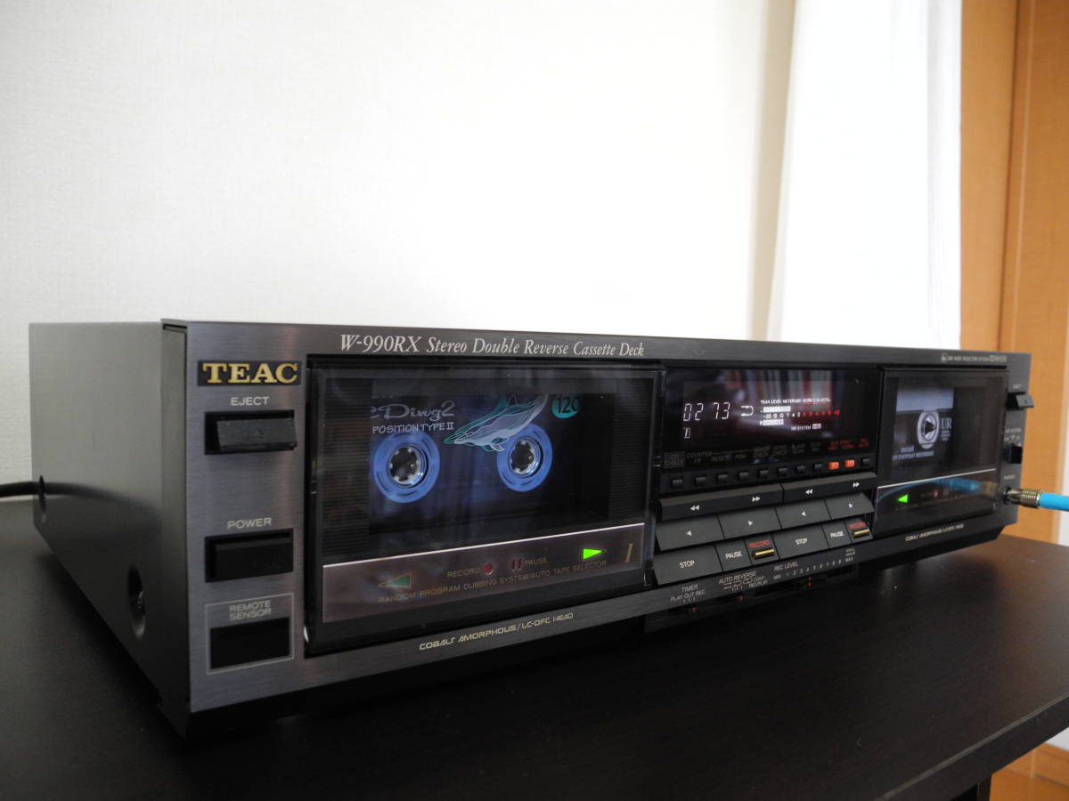 TEAC Wカセットデッキ W990RX(一般)｜売買されたオークション情報、yahooの商品情報をアーカイブ公開 - オークファン ...