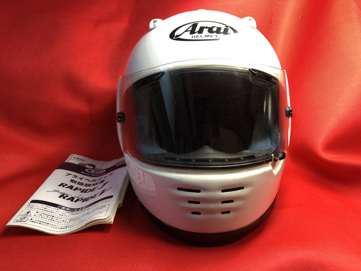 RAPIDE V ラパイドV Arai ヘルメット アライ オートバイ用ヘルメット 白(Lサイズ)｜売買されたオークション情報、yahooの ...