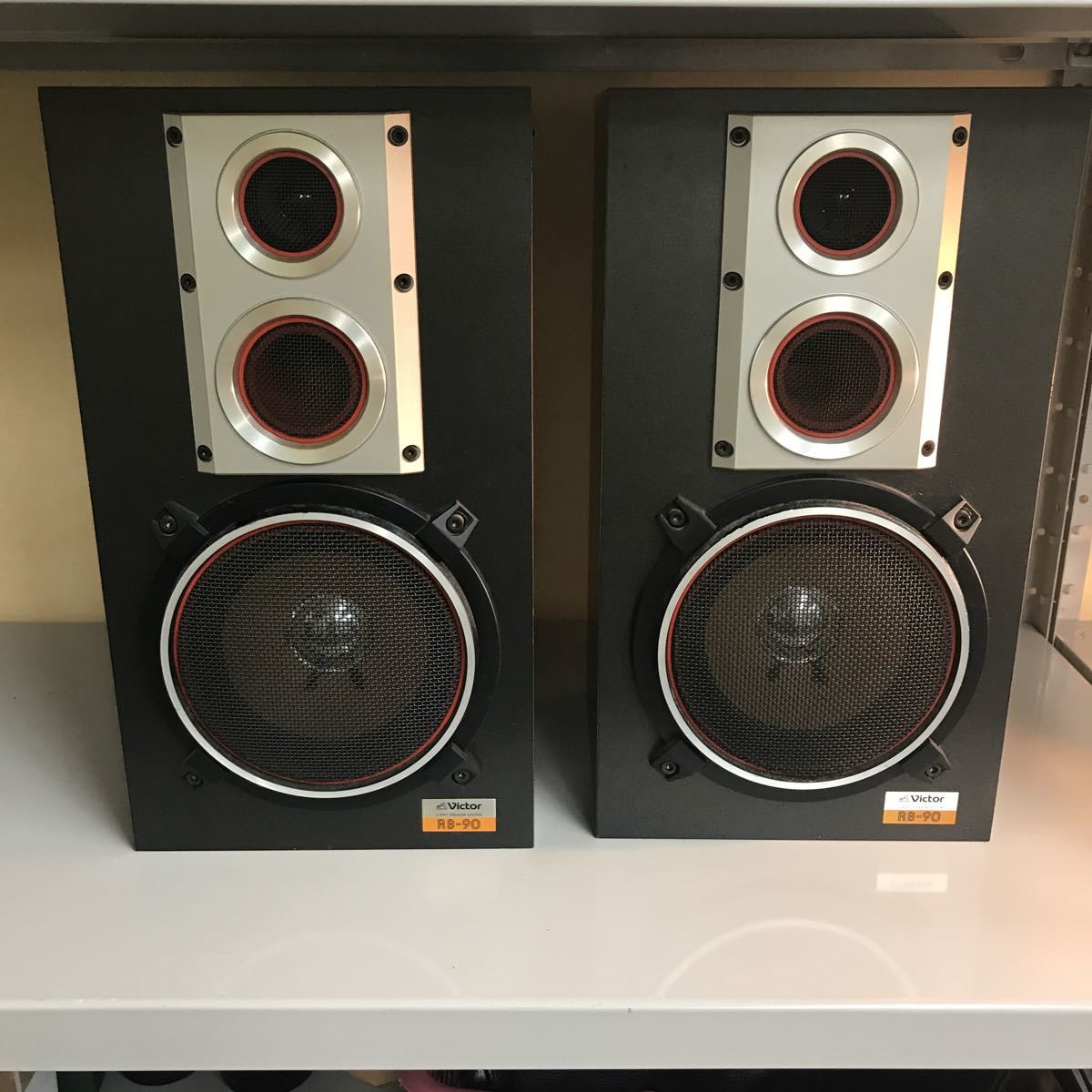 Victor Victor RB-90 スピーカー ペア オーディオとONKYO ミニウーハー付属付き 音響機材(ビクター)｜売買された ...