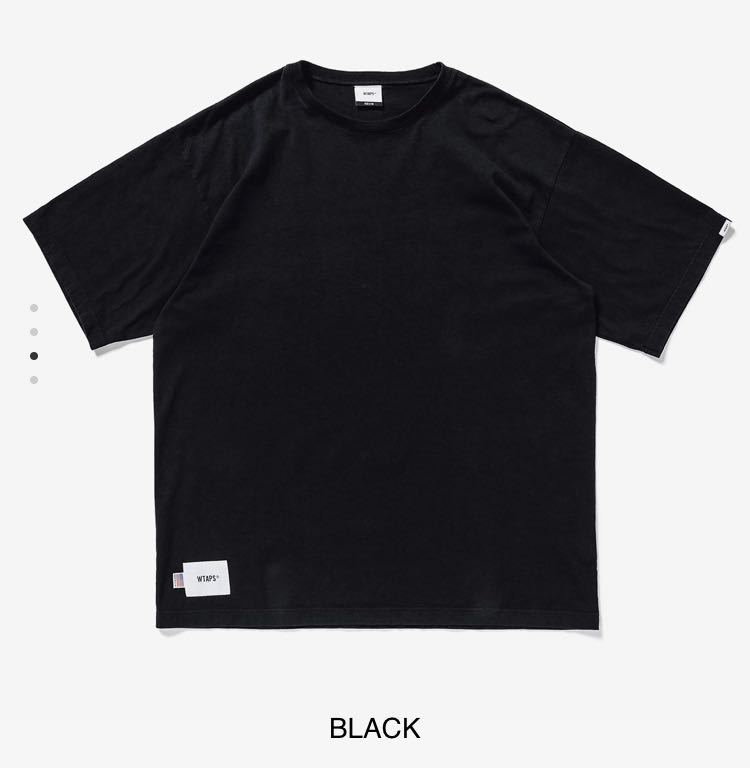 WTAPS 20SS 201ATDT-CSM05 BLANK SS 04 USA / TEE. COTTON BLACK Mサイズ ダブルタッ ...