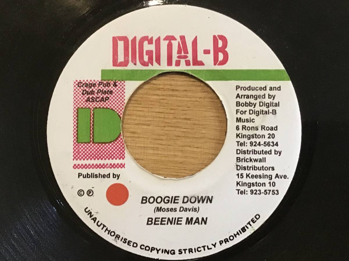 BOOGIE DOWN BEENIE MAN RHYTHM BOOGIE DOWN レゲー 7インチ(レゲエ)｜売買されたオークション情報 ...