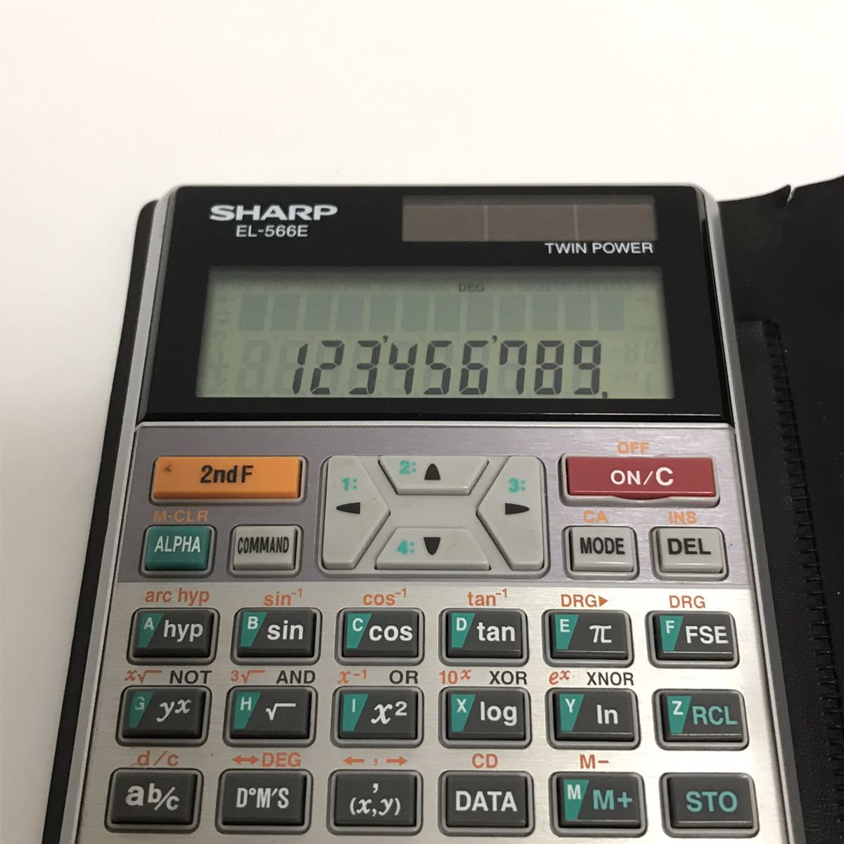 送料198円 1円 SHARP シャープ ソーラー リチウム ツインパワー 10桁 関数電卓 ピタゴラス EL-566E プログラム機能付き(シャープ)｜売買されたオークション情報、yahoo ...
